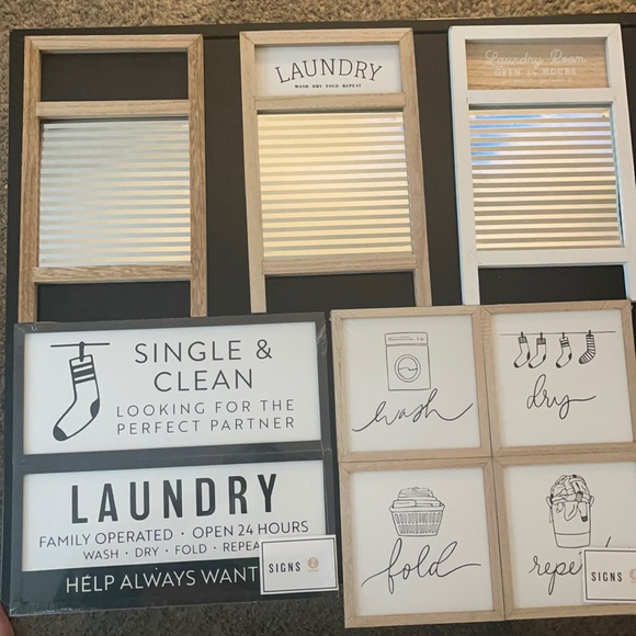 Accents | Spring Clearance Target Bullseye Laundry Room Farmhouse Signs ...